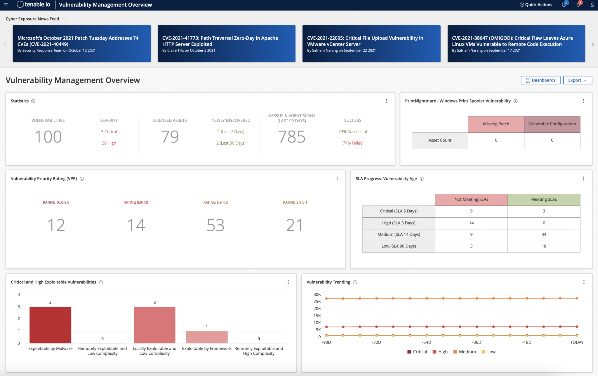Tenable Security Center - S4 Applications